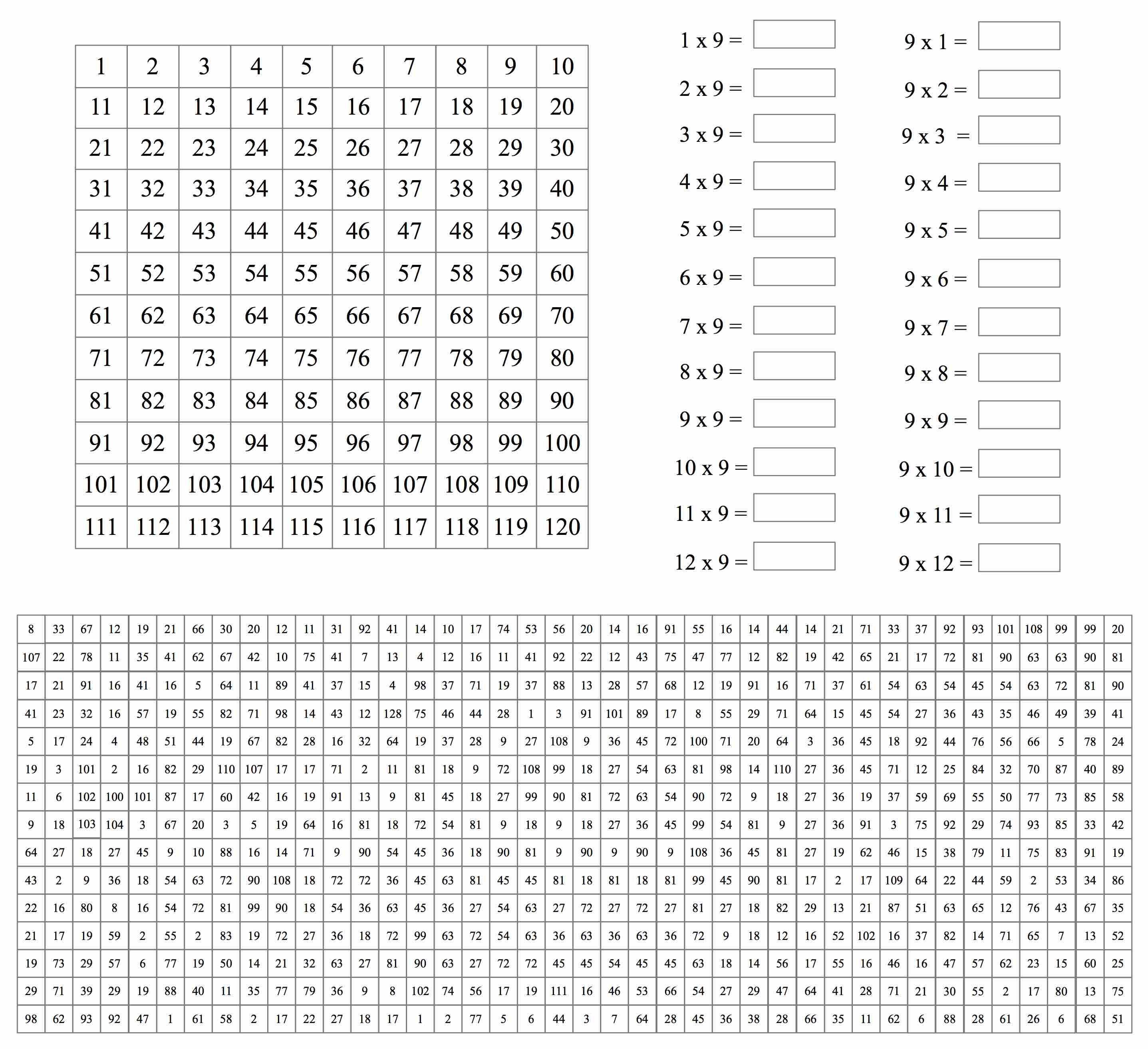 Multiplication Table Pixel Puzzles | Teaching London Computing: A ...