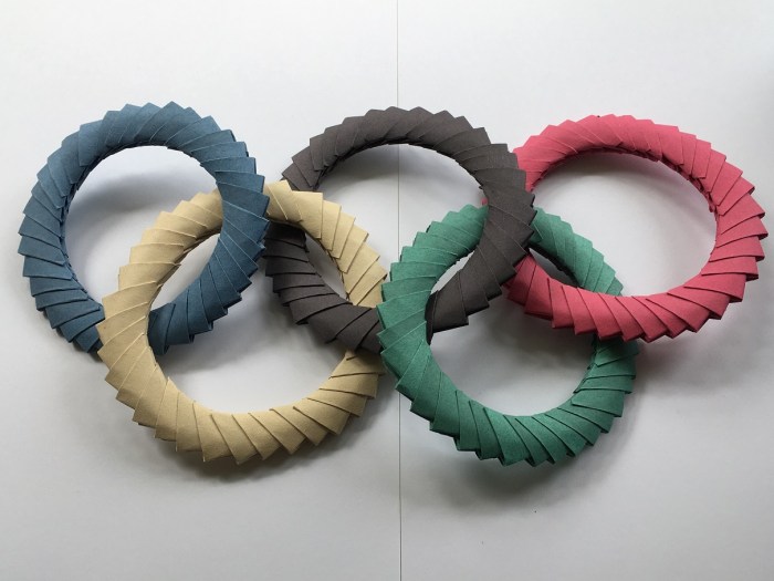 Origami Olympic Rings | Teaching London Computing: A RESOURCE HUB from ...